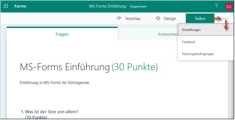 Umfragen, Quizzes und Tests mit MS Forms – Digital Learning Themenkatalog